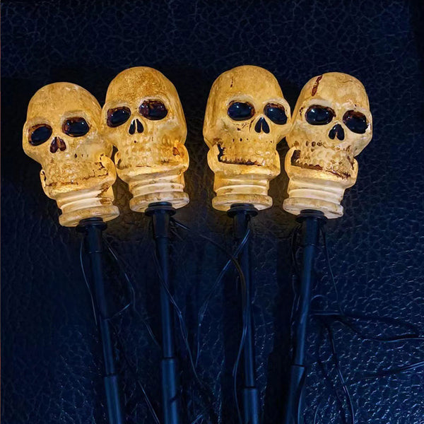 Ghoulish Glow Skull Pathway Lights – BootiqueShop